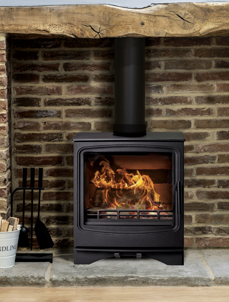Buddy Classic 5 wide multifuel stove 5kW EcoDesign / DEFRA approved ...